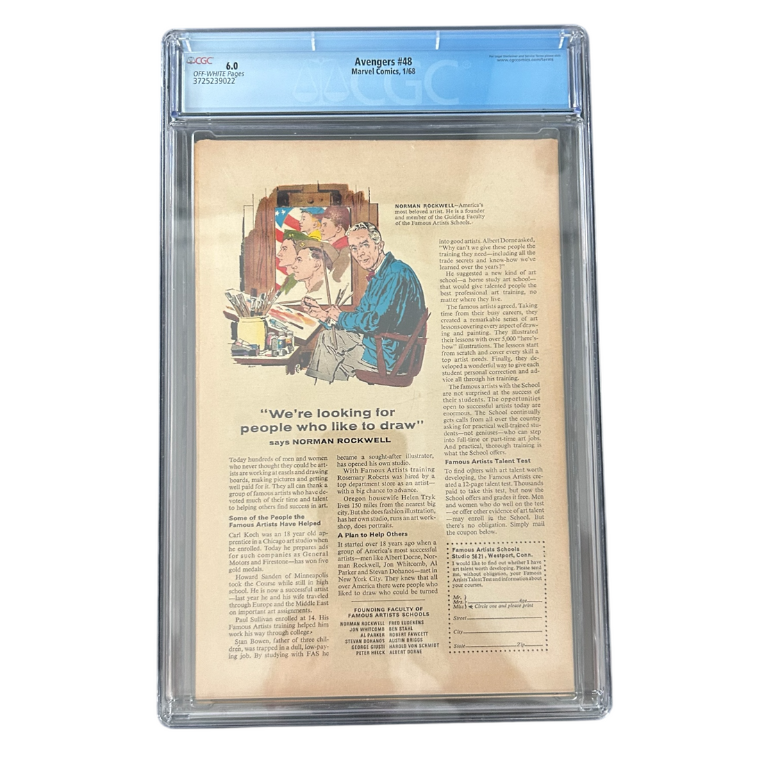 AVENGERS #48 CGC 6.0 – Treasure Cove Collectibles