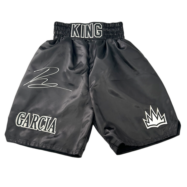 RYAN GARCIA SIGNED CUSTOM FIGHT SHORTS – Treasure Cove Collectibles