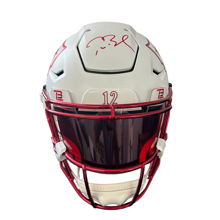 TOM BRADY SIGNED SPECIALTY CUSTOM SPEEDFLEX NEW ENGLAD PATRIOTS HELMET ...